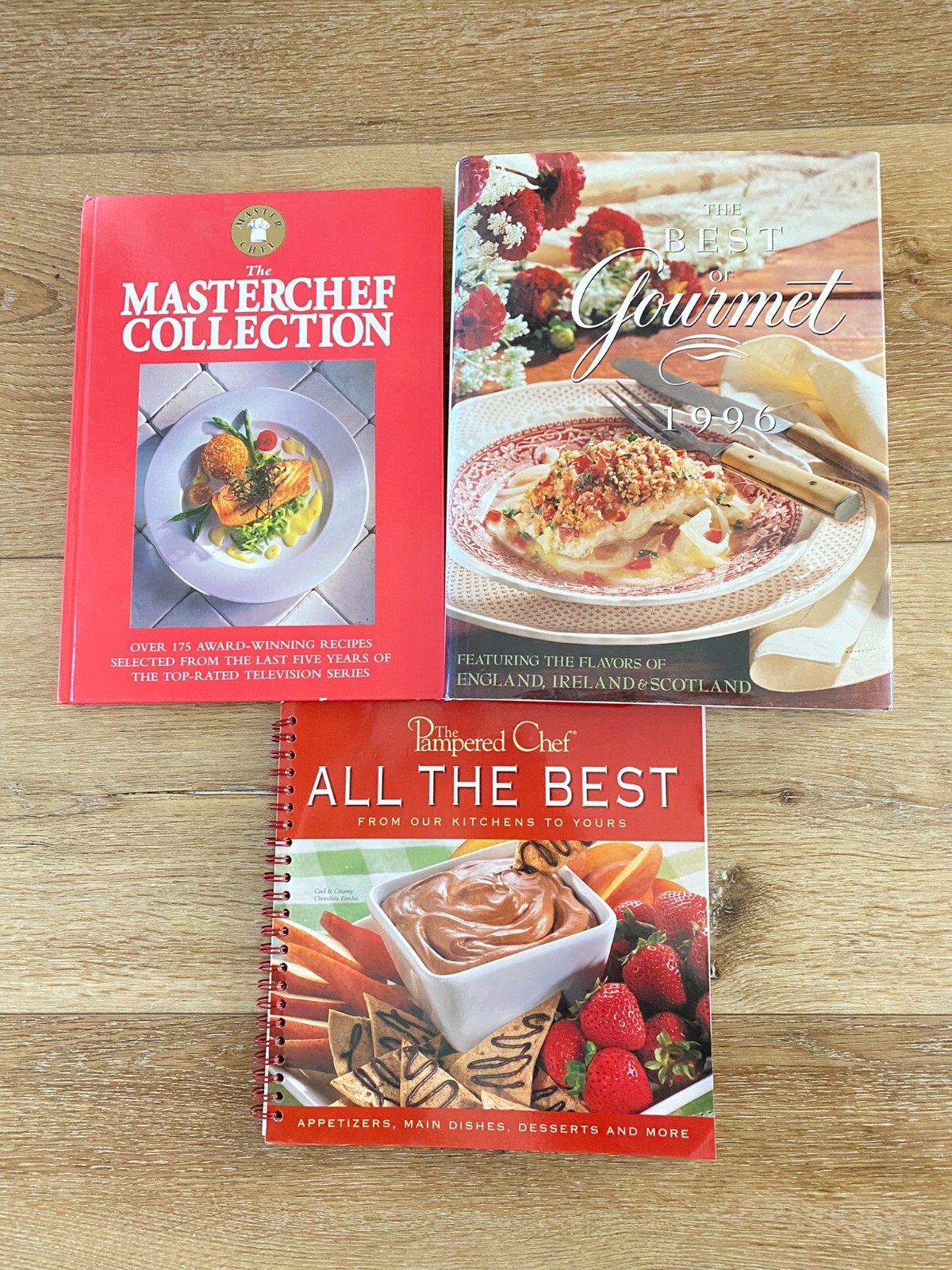 LOT of 3-The Pampered Chef All the Best, Masterchef Collection,Best of ...