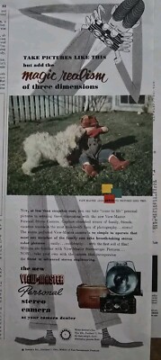 1953 View-master personal stereo camera magic realism three dimension ...