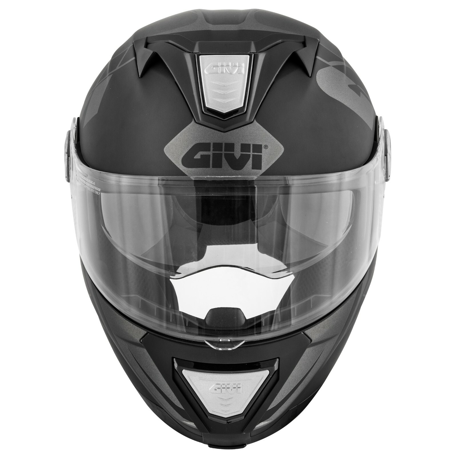 Motorcycle Helmet Scooter Modular GIVI X23 HX23 Eclipse Titanium Opaque ...