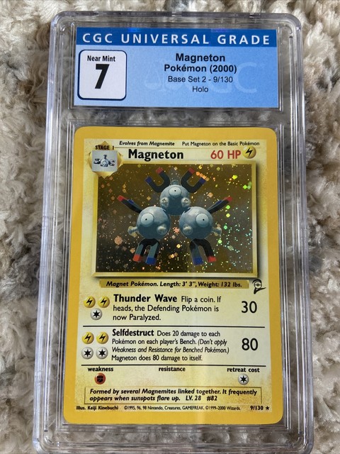 Pokémon TCG Magneton Base Set 2 9/130 Holo Unlimited Holo Rare for sale ...