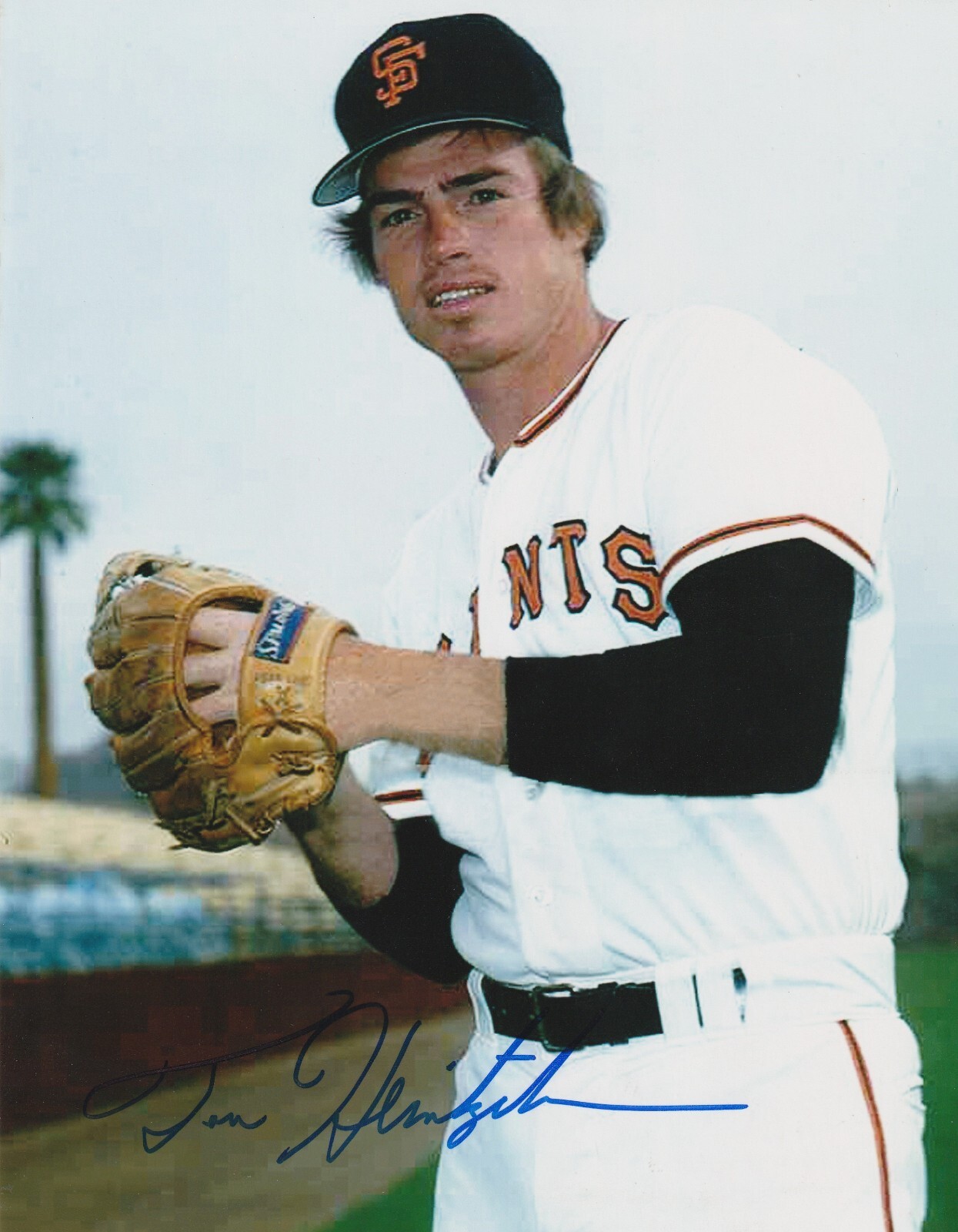 TOM HEINTZELMAN SAN FRANCISCO GIANTS ACTION SIGNED 8X10 | eBay