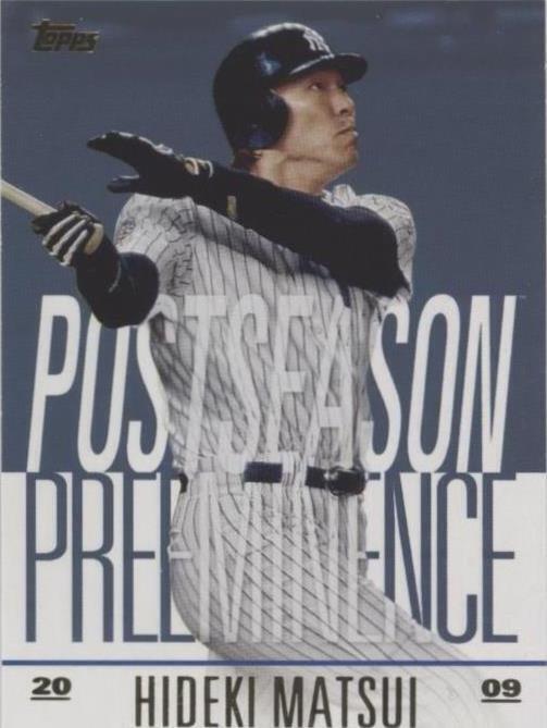 2018 Topps Update Series - Postseason Preeminence Hideki Matsui #PO-14 ...