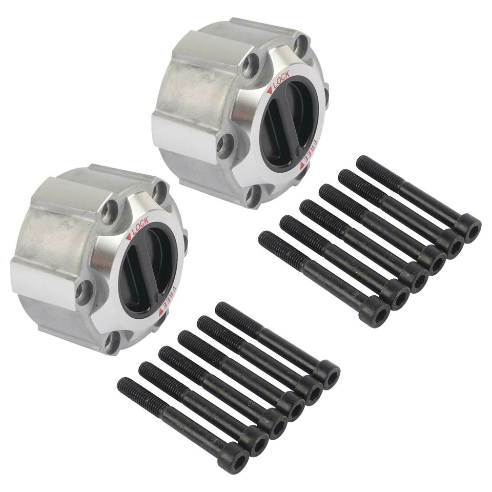 2x Locking Hubs 4 Wheel Drive for Nissan D21 Frontier Pathfinder Pickup ...