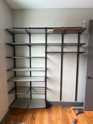 Modular shelving system- Elfa Shelving- The Container Store | eBay