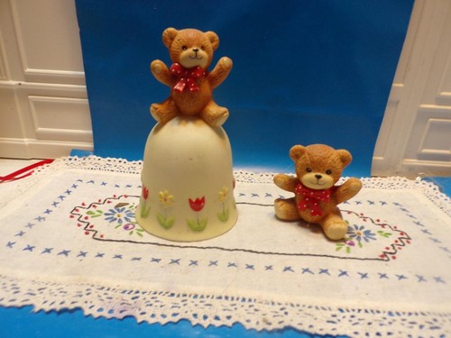 Enesco- vintage Lucy and Me Lucy Rigg red bow bear -BELL & BEAR 1979 ...