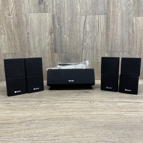 Kappella Black Dual Rotating Cube Speaker for Home Theater Kit PS ...