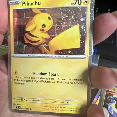 Pokemon TCG Temporal Forces Pikachu Cosmos Holo 051/162 | eBay