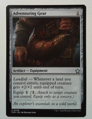 Adventuring Gear *Uncommon* Magic MtG x1 Foundations | eBay