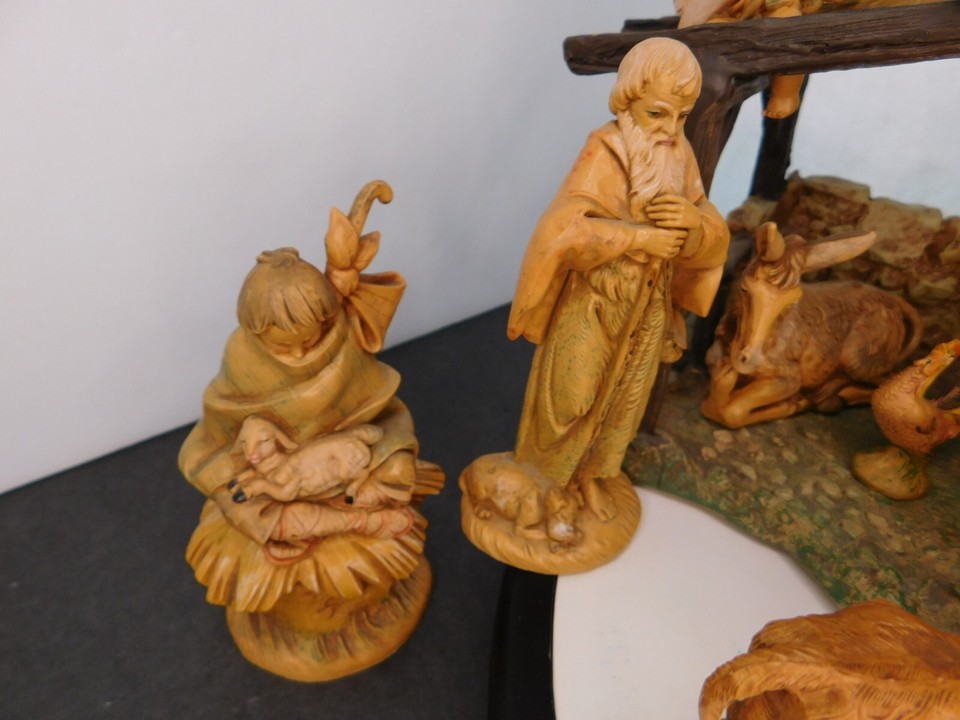 Fontanini Lighted Stable Nativity Creche with 22 pcs 5" Collection | eBay