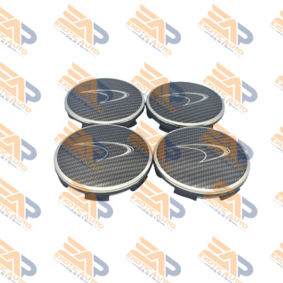 4X Genuine McLaren MP4-12C Carbon Fibre BLACK Wheel Hub Caps - 50MM ...