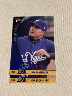 2003 Las Vegas 51s Multi-Ad #27 John Shoemaker Baseball Card | eBay