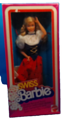 Swiss Barbie 7541 NOS in box 1983 issued Dolls of the World Mattel | eBay