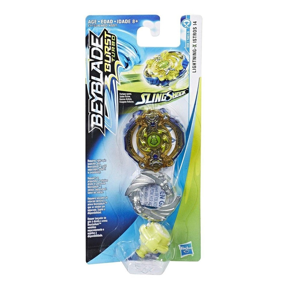 Beyblade Burst Turbo Slingshock Single Top - Lightning X Istros I4 ...