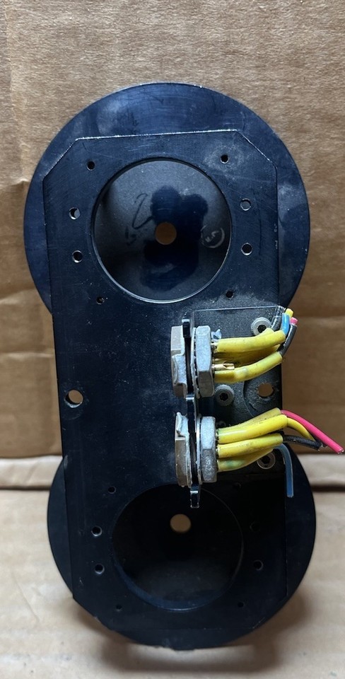 WWII Aircraft Dual Dial Sighting Angle & Azimuth Indicator Synchromotor ...