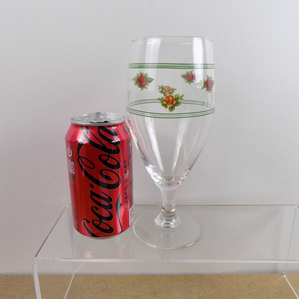 5 Royal Albert Old Country Roses 16oz Iced Tea Glass Goblets Green ...
