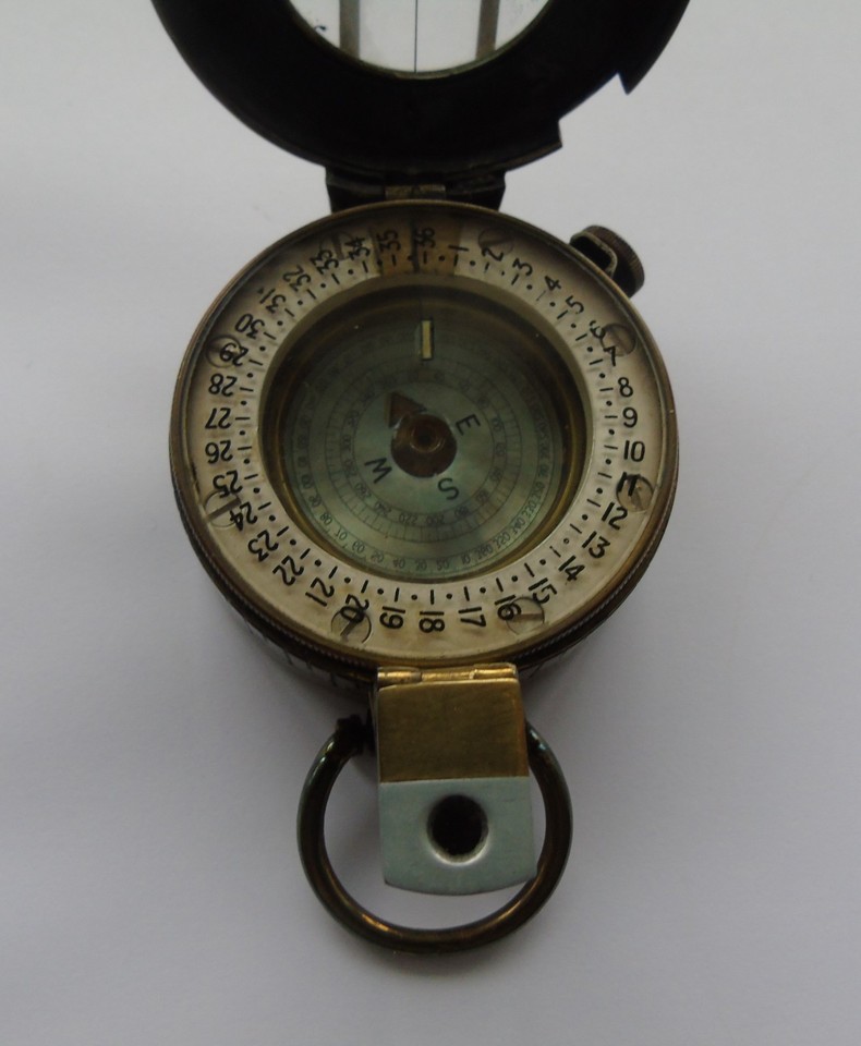 WW2 1940 British Military - MK III MK3 Prismatic Compass & Case - T.G ...