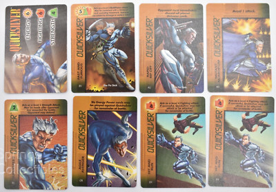 Quicksilver - 8 Card Lot - 1995 Marvel Overpower - Pack Fresh | eBay