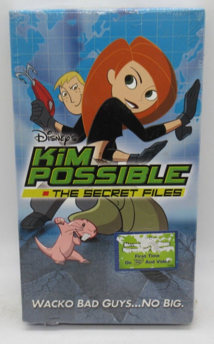 Kim Possible - The Secret Files (VHS, 2003, Paper Sleeve Packaging) for ...