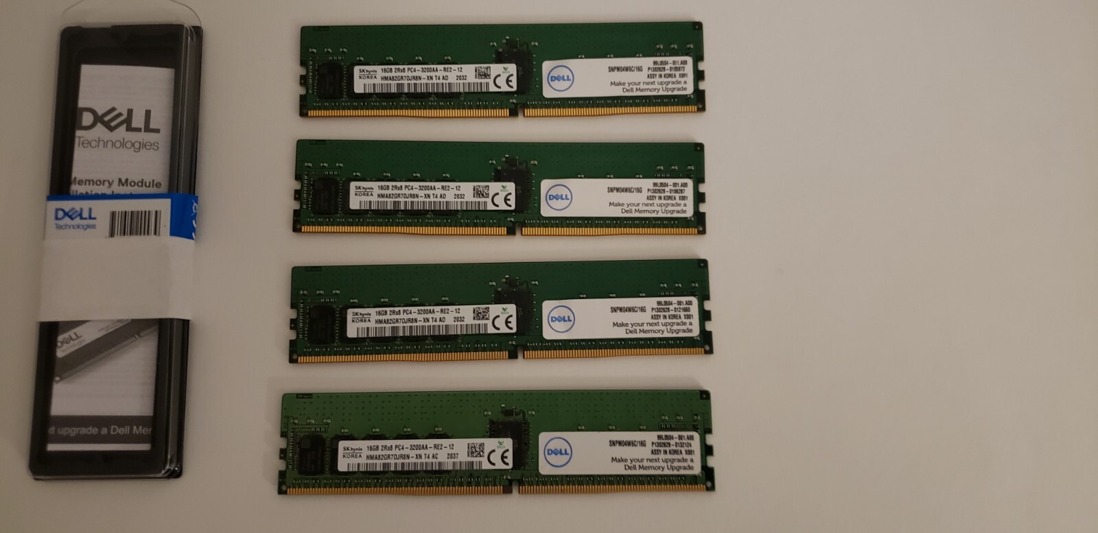 DELL SNPM04W6C/16G AA799064 16GB 2RX8 DDR4 PC4-3200AA RDIMM Server ...