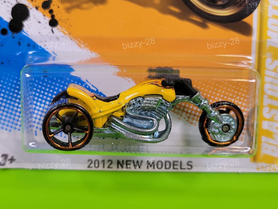 Hot Wheels 2012 NEW MODELS ~ BLASTOUS MOTO (Yellow/Silver) (41/247 ...