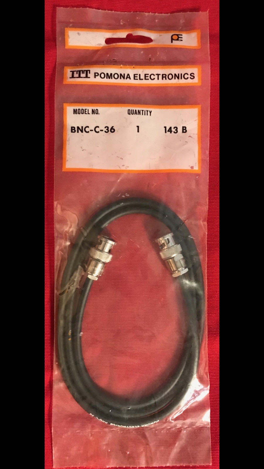 Pomona BNC-C-36 - Coaxial Cable BNC to BNC Male to Male | eBay