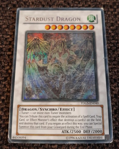 Yu-Gi-Oh! TCG Stardust Dragon TDGS-EN040 Unlimited Ghost Rare | eBay