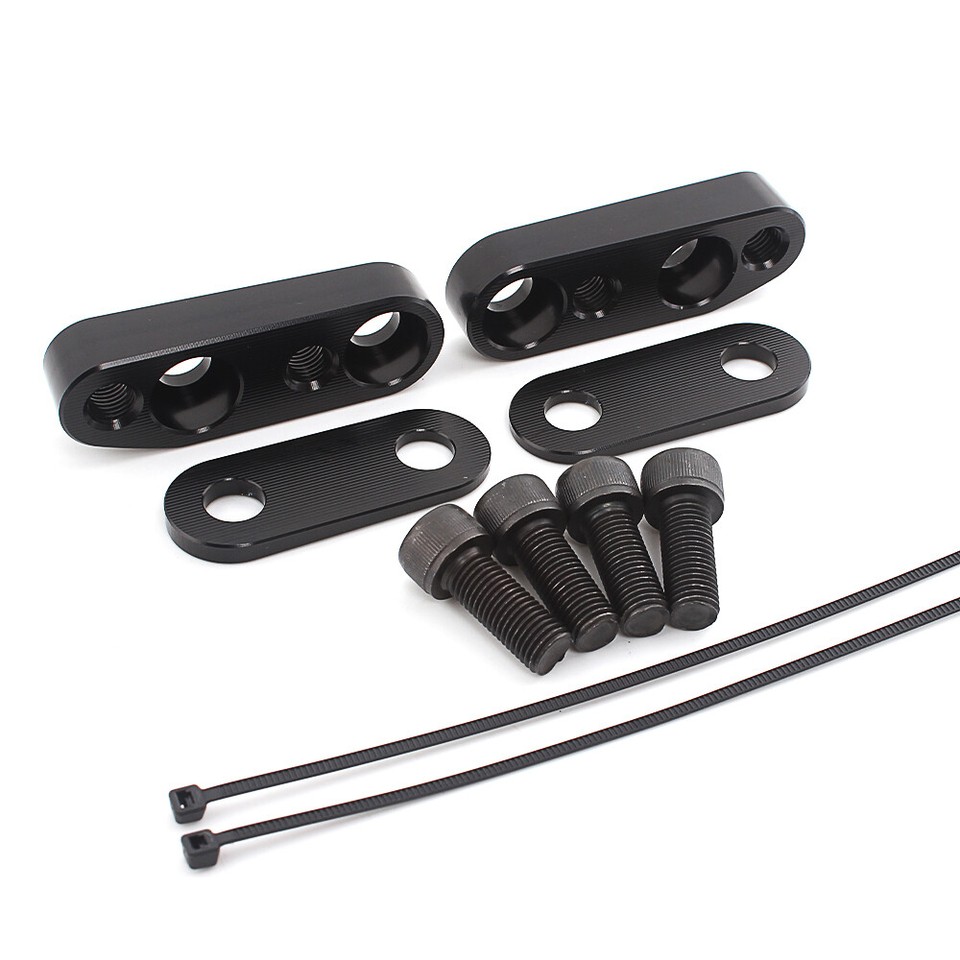 For Honda Goldwing GL1800 1800 01-17 Black Motorcycle Handlebar Risers ...