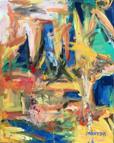 LARGE CONTEMPORARY ORIGINAL MODERN ABSTRACT CANVAS PAINTING ART Dan Byl ...