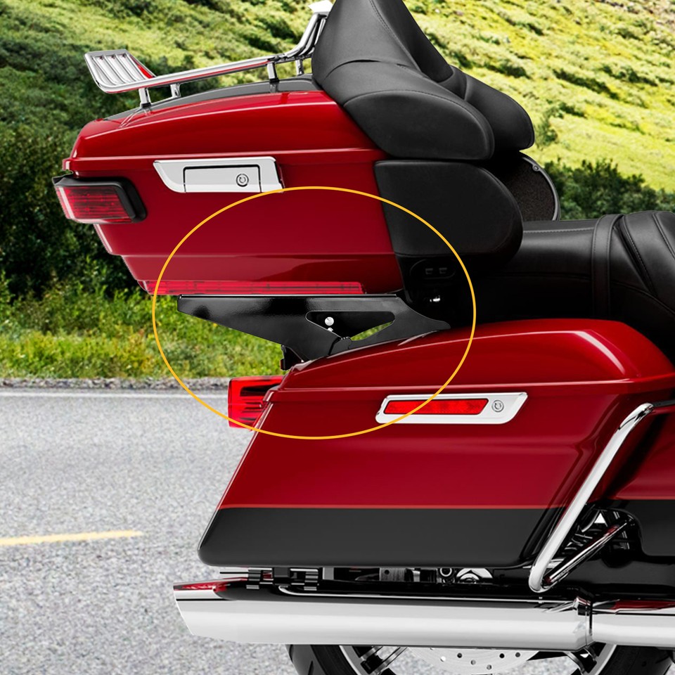 For Harley 14-up Touring Detachable Tour Pack Mount Rack W/ Docking ...