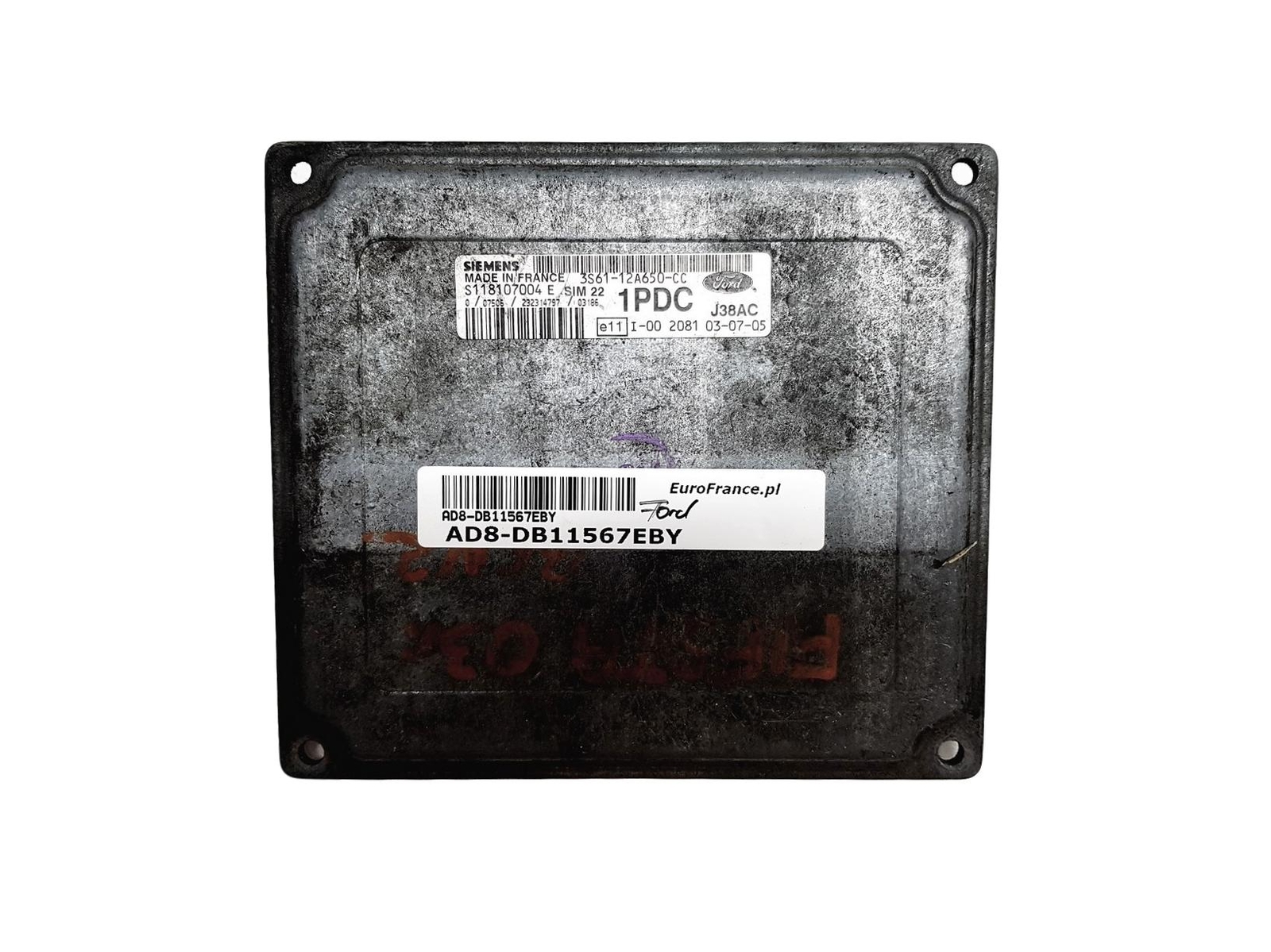 ECU Siemens S118107004 E / 3S61-12A650-CC / SIM22 / 1PDC | eBay