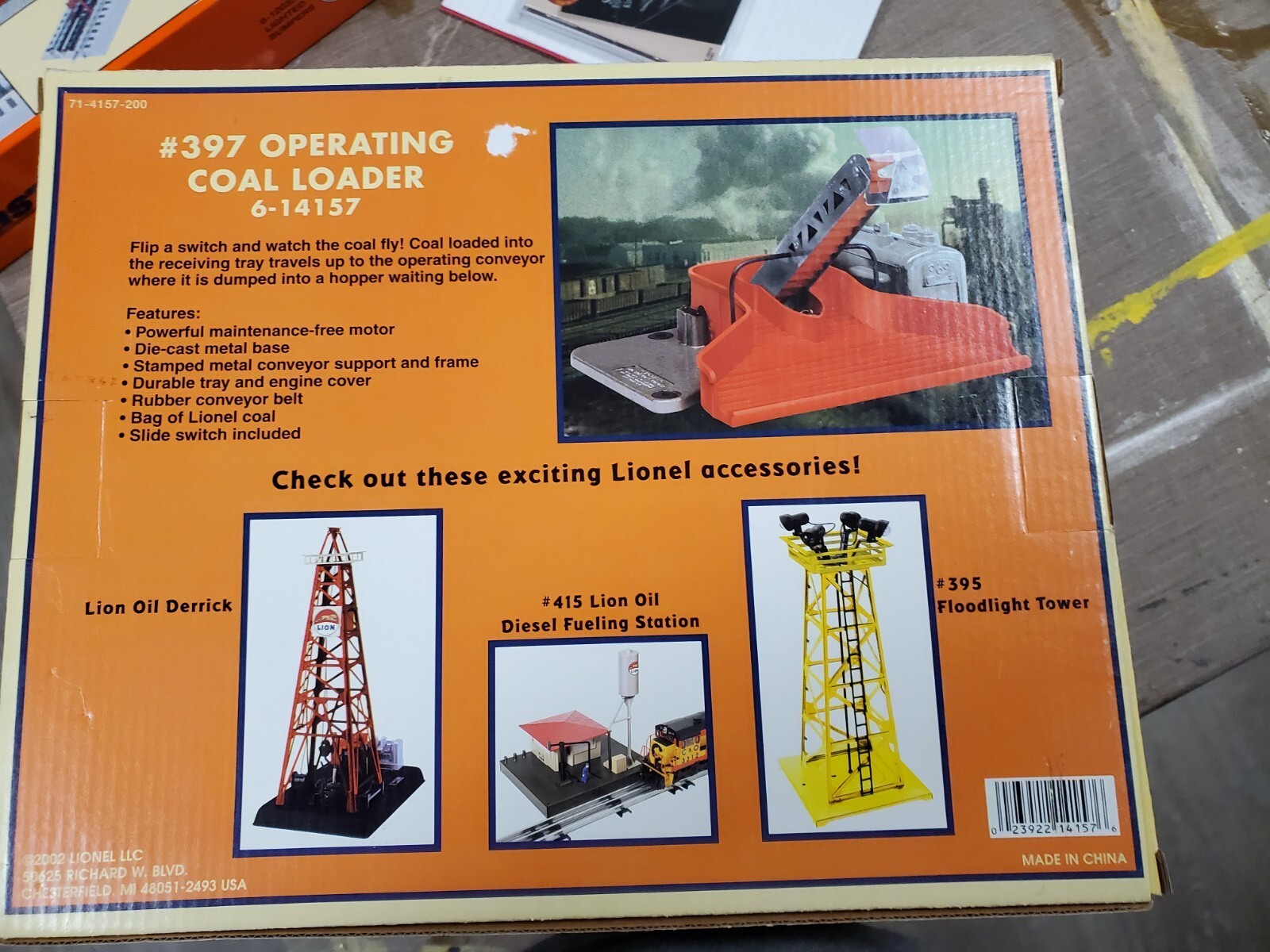 Lionel Trains 397 Operating Coal Loader 6-14157 for sale online | eBay