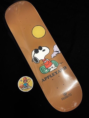 RARE Elements Peanuts Skateboard Deck Joe Cool Snoopy Charlie Brown ...