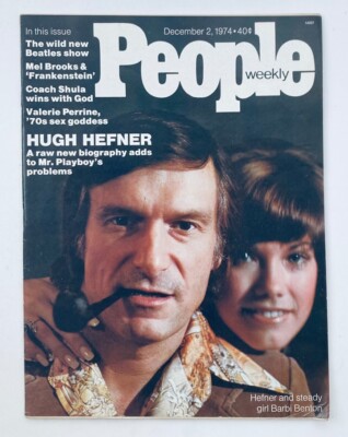 VTG People Weekly Magazine December 2 1974 Hugh Hefner & Barbi Benton ...