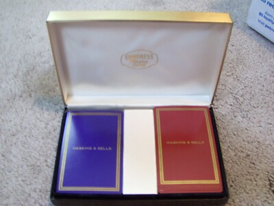 Used Vintage Haskins and Sells / Deloitte playing cards Original | eBay