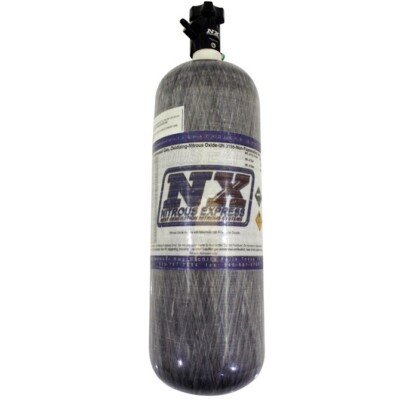 Nitrous Express 12Lb Composite Bottle, Lightning 500 Valve, 4AN Nipple ...
