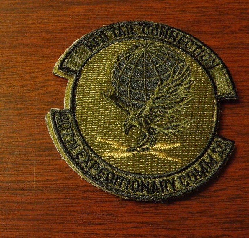 U.S.A.F. PATCH,407TH EXP COMM SQUADRON, SCORPION, MULTI-CAM,OCP HOOK ...