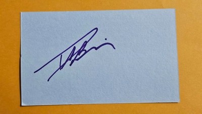 DYLAN O' BRIEN SIGNED 3x5 BLUE INDEX CARD AUTOGRAPH - THE MAZE RUNNER ...