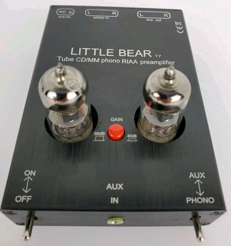 Little Bear Tube Amp - Phonograph Record Player Adapter Pre-amp | eBay