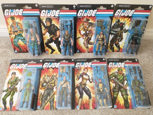 GI JOE CLASSIFIED RETRO CARDBACK BUNDLE - DUKE, SCARLETT, STALKER, LADY ...
