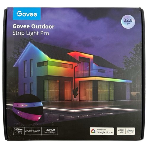 Govee RGBIC Pro Outdoor Strip Lights 32.8 ft H70A1 (NEW) | eBay