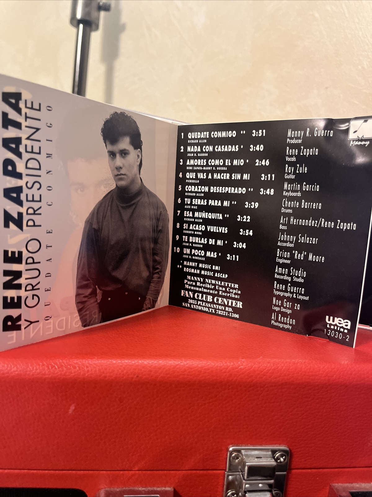 Rene Zapata y Grupo Presidente cd Quedate Conmigo CD 1993 RARE CD ...