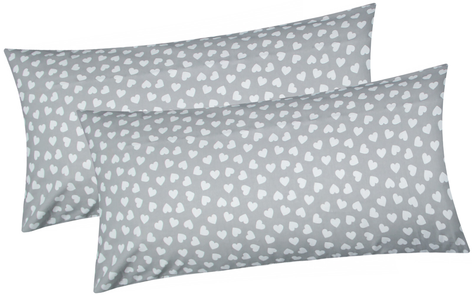 2er Set 40x80 Renforce Kissenbezug Kissenhülle 100%Baumwolle Katze ...