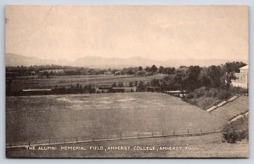 Amherst College MA Postcard Alumni Memorial Field Unposted | eBay
