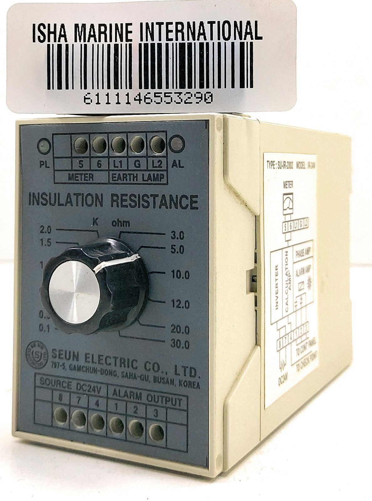 SEUN ELECTRIC SU-IR-2002 Insulation Resistance Tester Reliable IR-24V ...