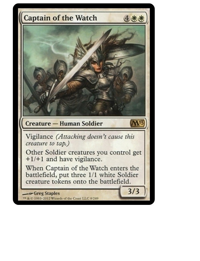 Captain of the Watch x 1 + 10 random rares! mtg rare lot Christmas gift ...