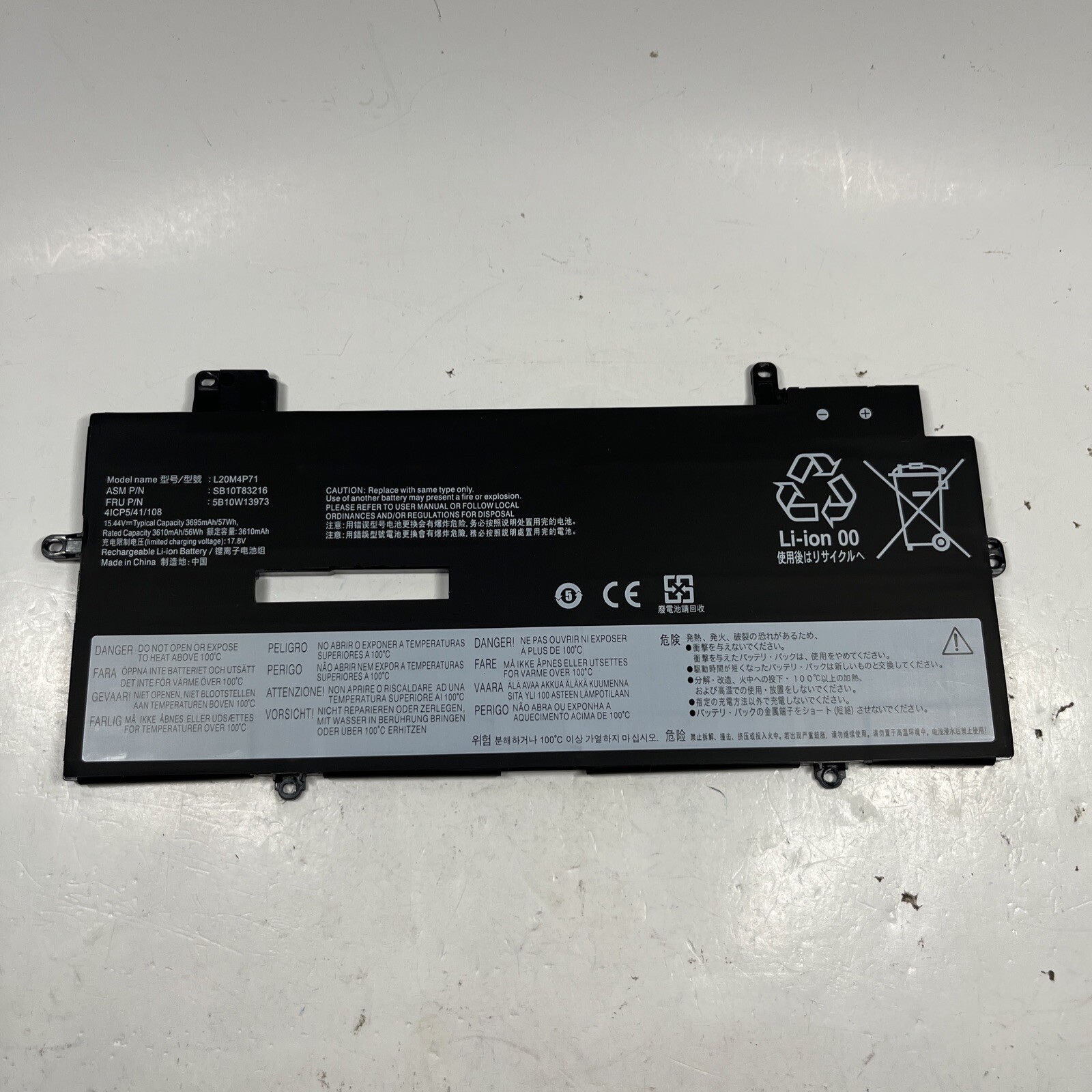 NEW battery for Lenovo ThinkPad X1 Carbon 9th 5B10W139 SB10T83218 ...