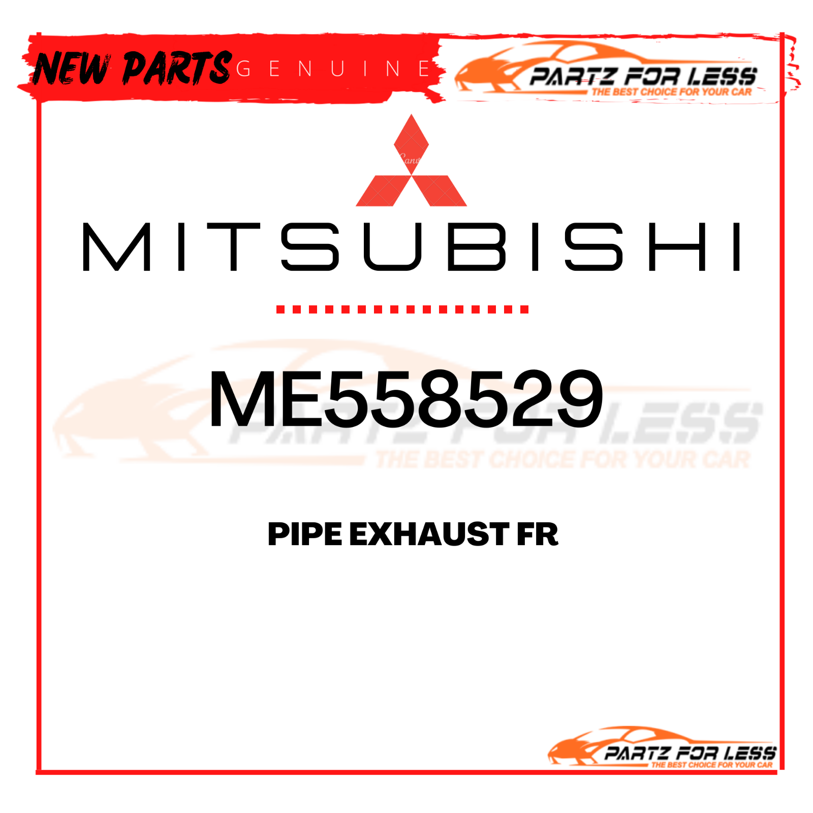 ME558529 MITSUBISHI GENUINE PIPE EXHAUST FR NEW OEM | eBay