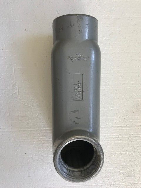 2" Conduit 90 degree junction box with cover, used | eBay