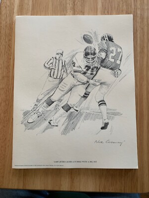 Lot Of 40 GARY JETER NY GIANTS ORIGINAL 1981 SHELL OIL 11X14 LITHOGRAPH ...