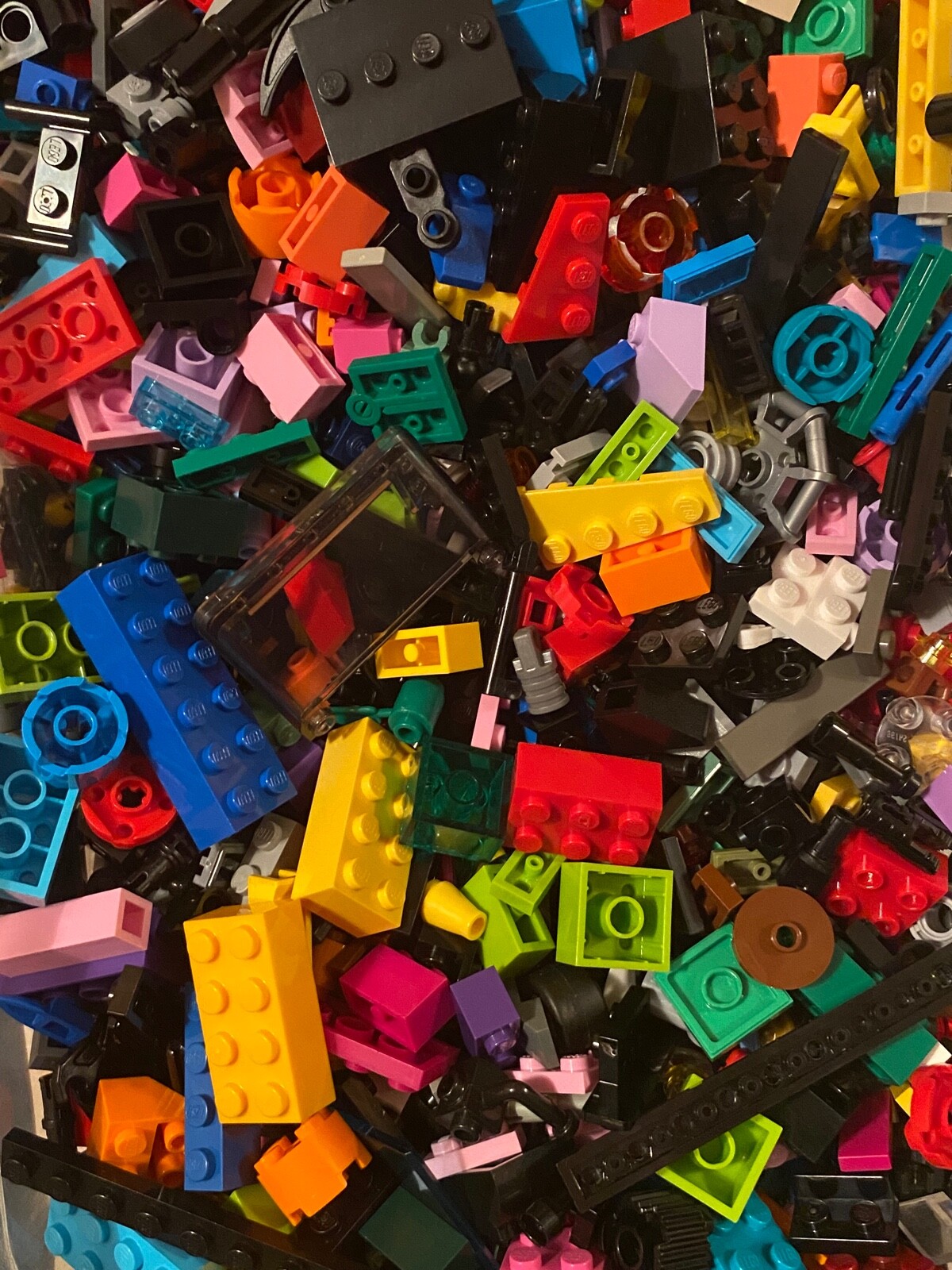 New LEGO Bricks Parts and Pieces Bulk Lot - Select Your Color - 100 ...